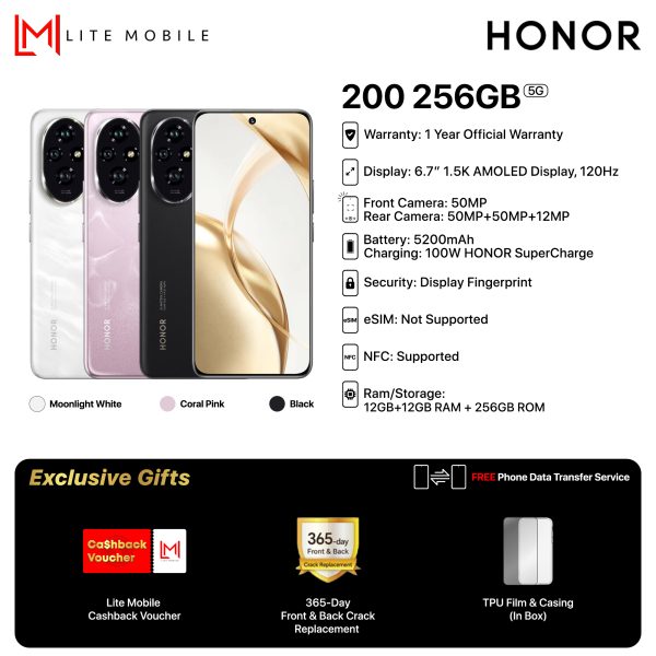 Honor 200 5G (256GB) | Mobile Phone Repair & Mobile Phone Shop ...
