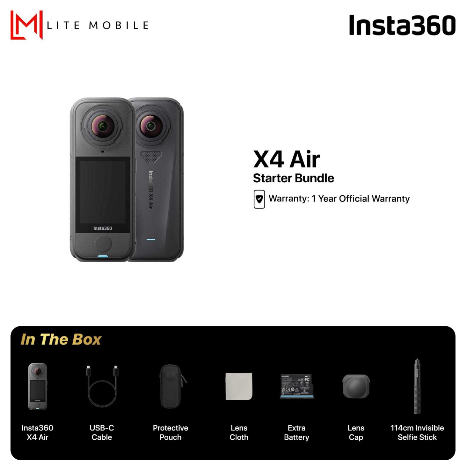 Insta 360 X4 Air (Starter Bundle) | Mobile Phone Repair & Mobile Phone ...